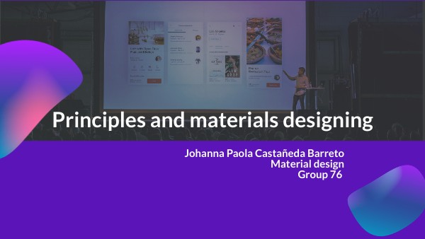 Principles and materials designing