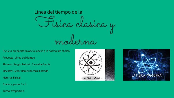 Fisica clasica y moderna