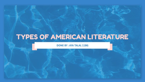 American Literature american-literature