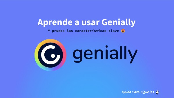 Aprende a usar Genially