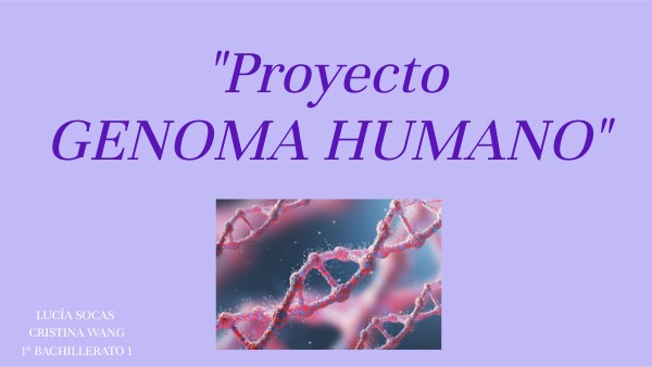 Proyecto genoma humano