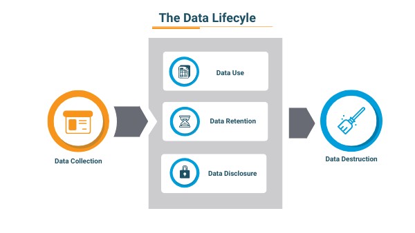 The Data Lifecycle diagram