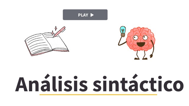 ANÁLISIS SINTÁCTICO