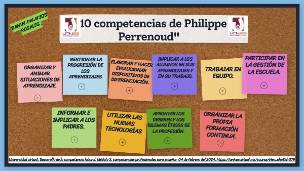 10 competencias de Philippe Perrenoud"