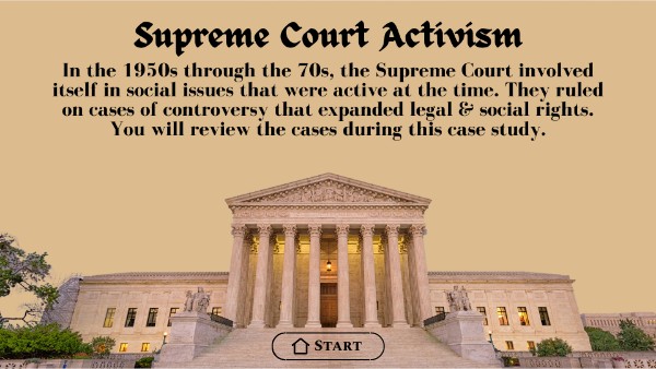 Honors Supreme Court Activism