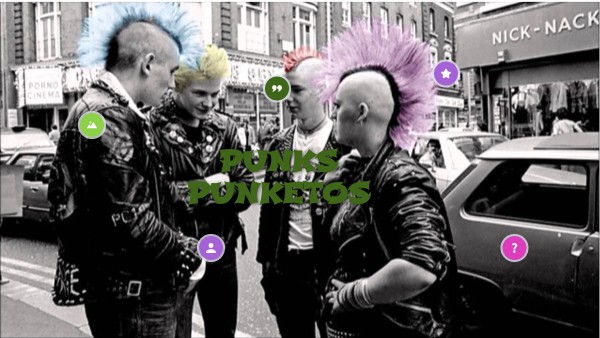 Imagen interactiva de punks