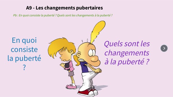 4e-A9 - Les changements pubertaires