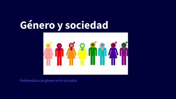 Género y sociedad