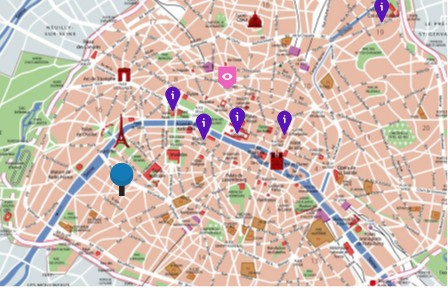 Plan de Paris interactif