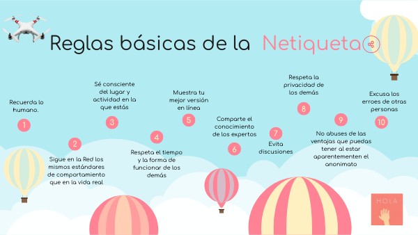 Reglas básicas de la Netiqueta