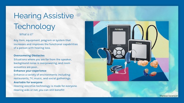 Hearing Assistive Technology - Marissa Swanson