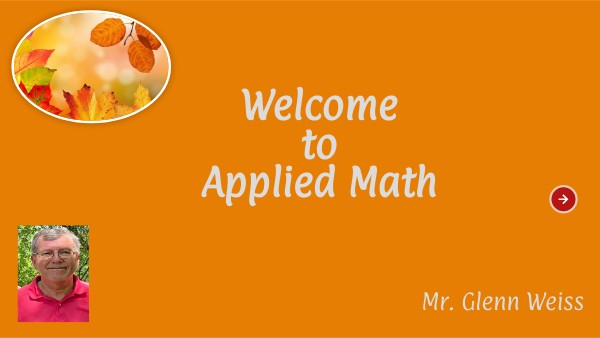 Applied Math - Welcome