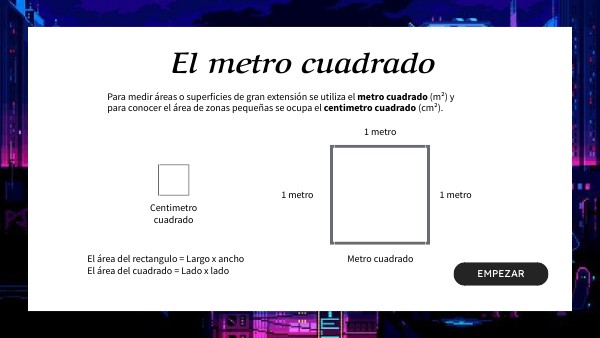 El metro cuadrado