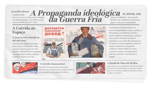 Propaganda Ideológica da Guerra Fria