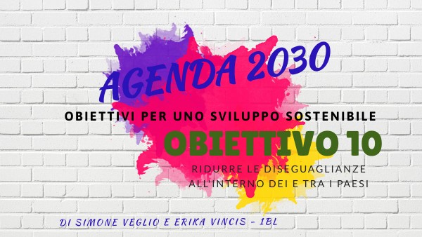 OBIETTIVO 10 - AGENDA 2030