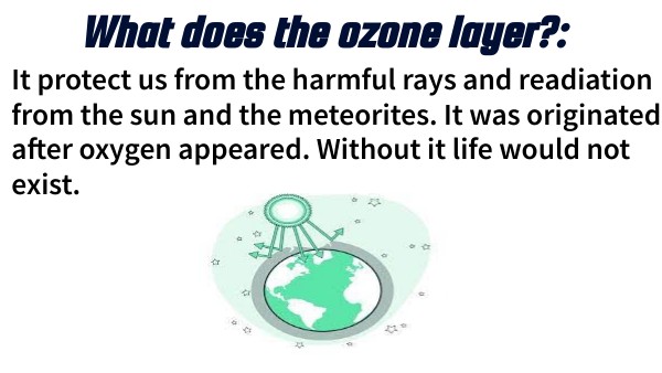 The ozone layer