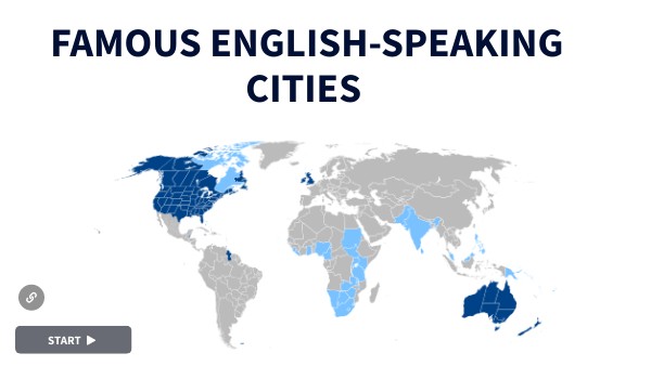FAMOUS ENGLISH-SPEAKERS CITIES