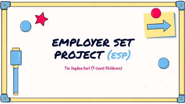 Employer set project Tia Earl