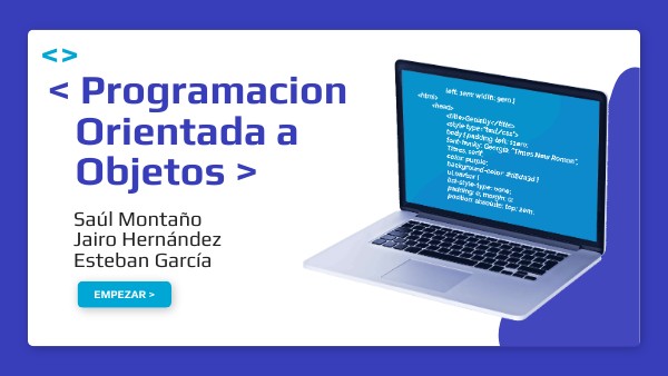 Programacion Orientada a Objetos