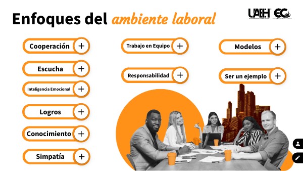 Enfoques del ambiente laboral Enfoques del ambiente laboral