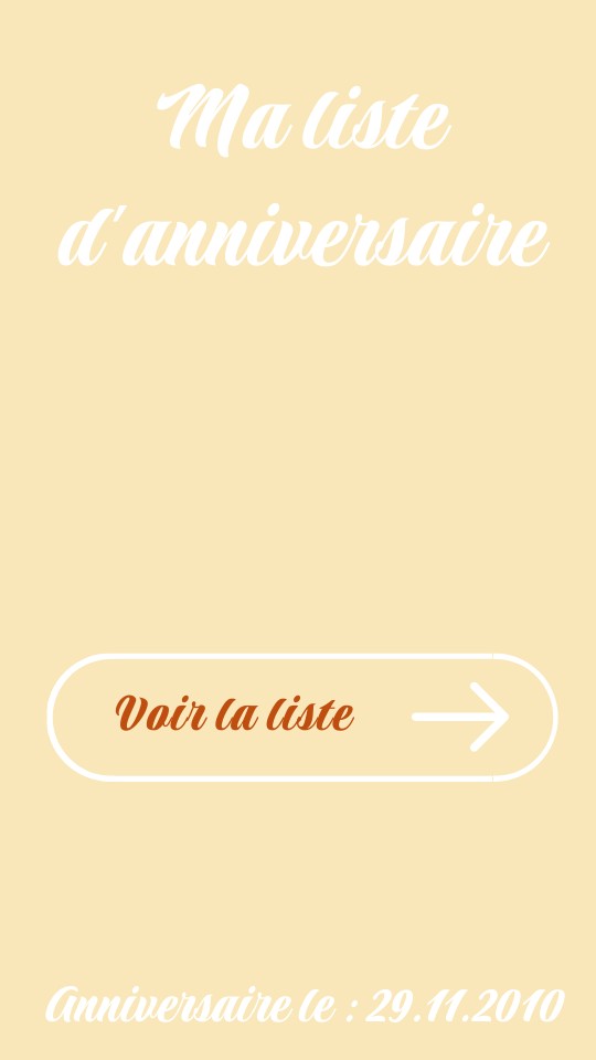 liste anniversaire