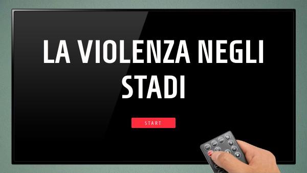 La violenza negli stadi La violenza negli stadi