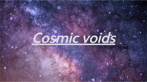 Cosmic voids