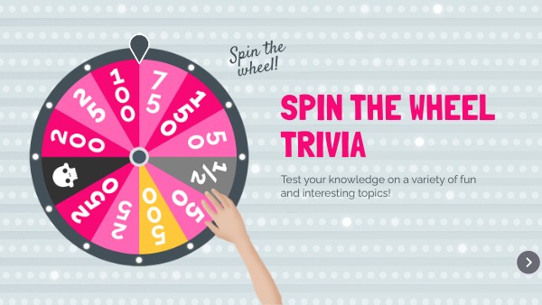 Spin The Wheel Trivia