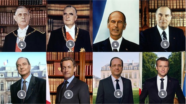 Les présidents de la V ème République