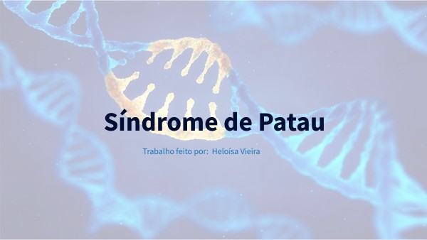 Síndrome de Patau
