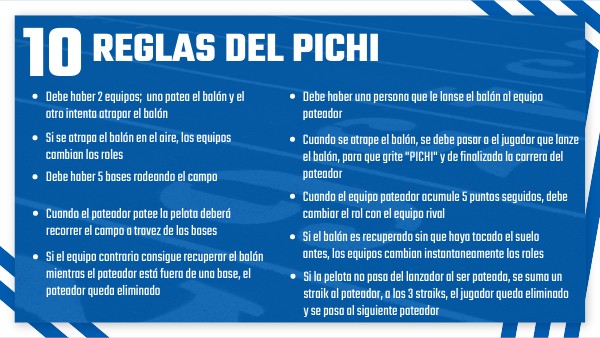 REGLAS del PICHI