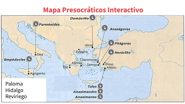 MAPA PRESOCRÁTICOS