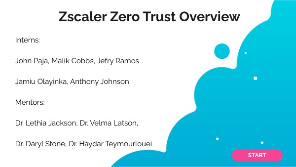 Zscaler Zero Trust