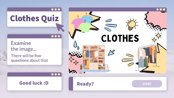 CLOTHES QUIZ