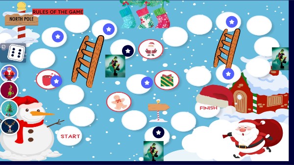 Digital board game - Christmas