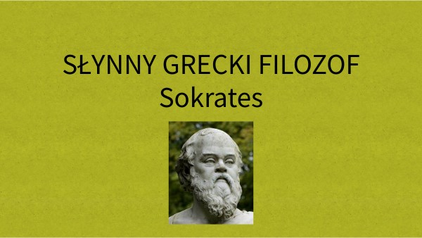 Prezentacja z Filozofii
