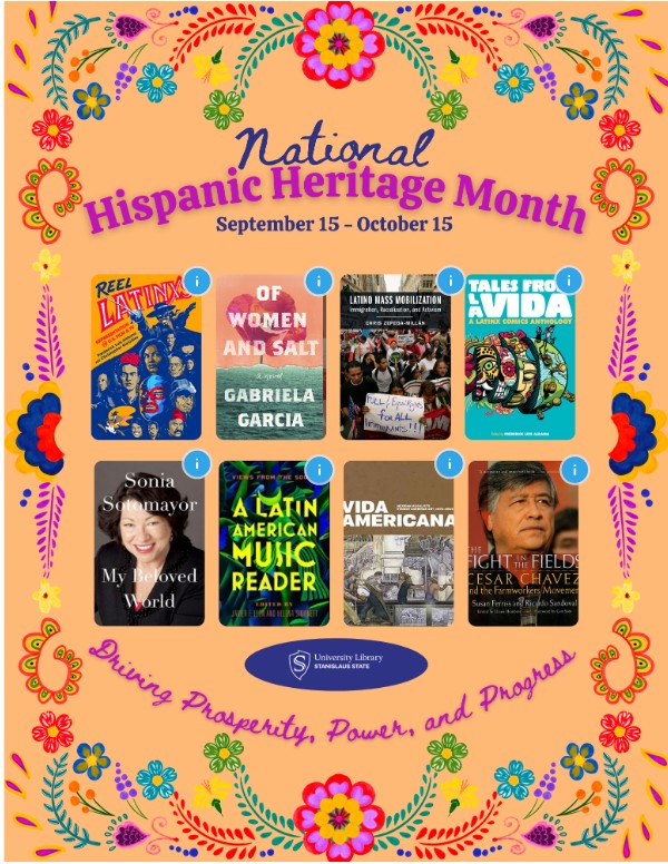Hispanic Heritage Month Book Display