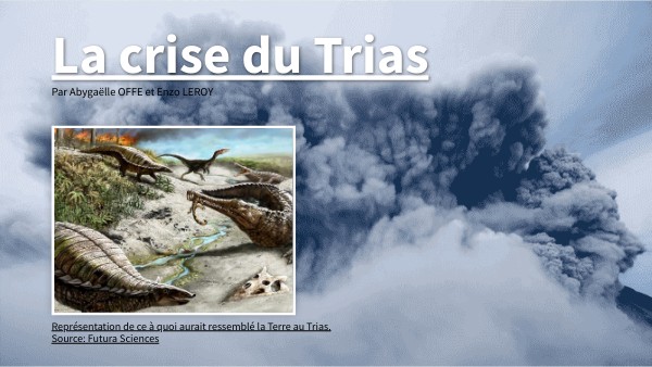 Exposé Crise du Trias-Jurassique