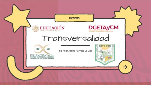 Transversalidad en el MCCEMS