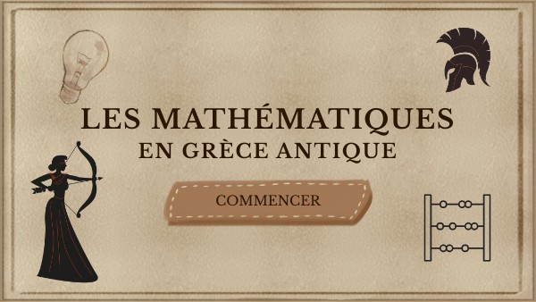 LES MATHS EN GRECE ANTIQUE