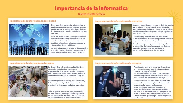importancia de la informatica