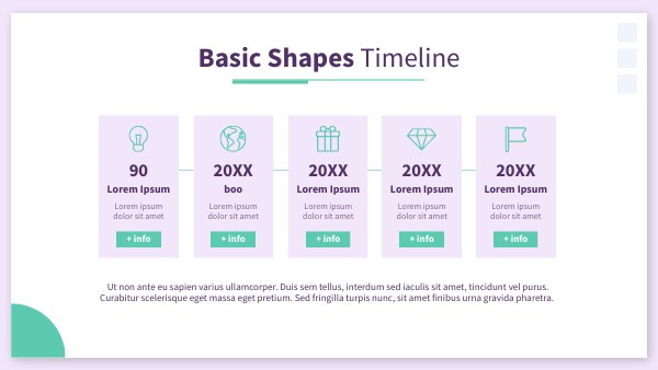 BASIC SHAPES TIMELINE