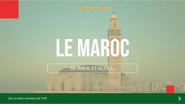 Le Maroc 🇲🇦