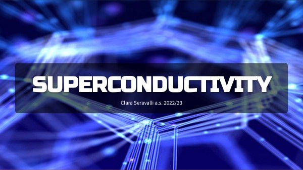 SUPERCONDUCTIVITY