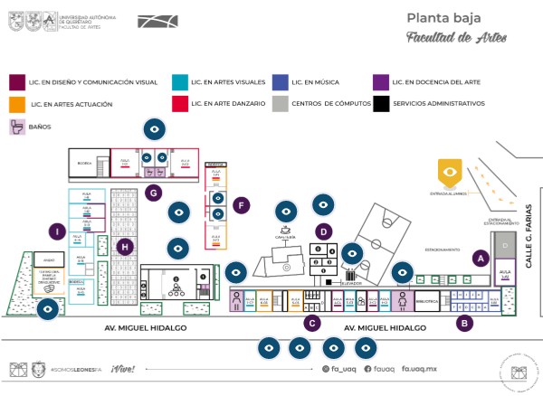 Mapa CU de Fac Artes
