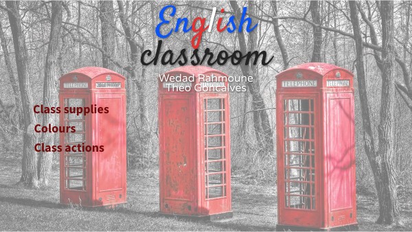 ENGLISH CLASSROOM