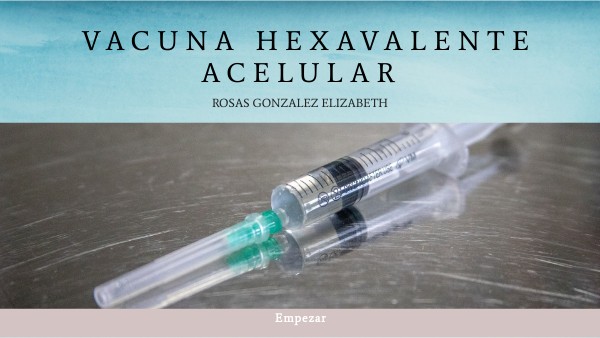 PRESENTACIÓN VACUNA HEXAVALENTE