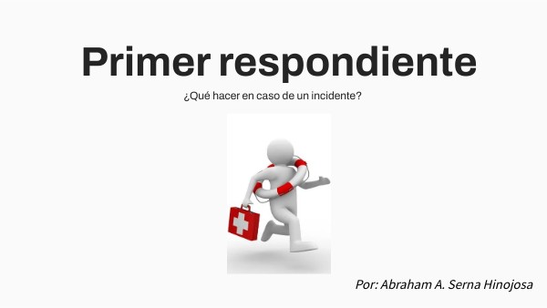 Primer respondiente