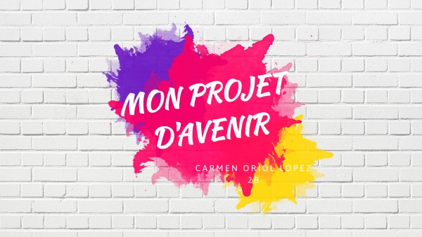 Mon projet d'avenir