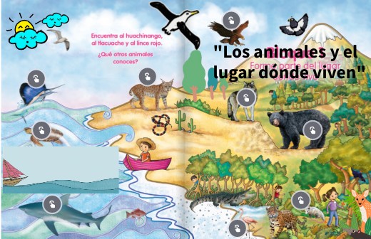 Los animales y el lugar en donde viven